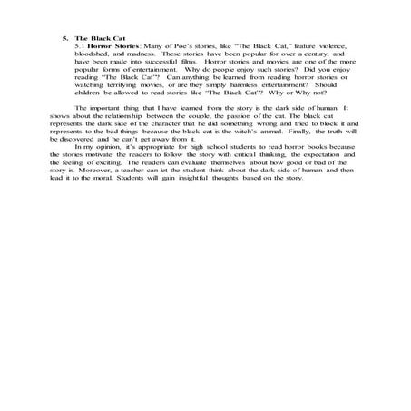 5 the black cat | PDF