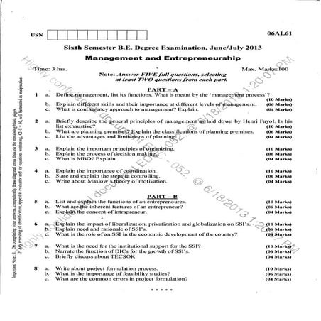 5th semister EC & TE question papers 2012 Dec to july 2013 | PDF