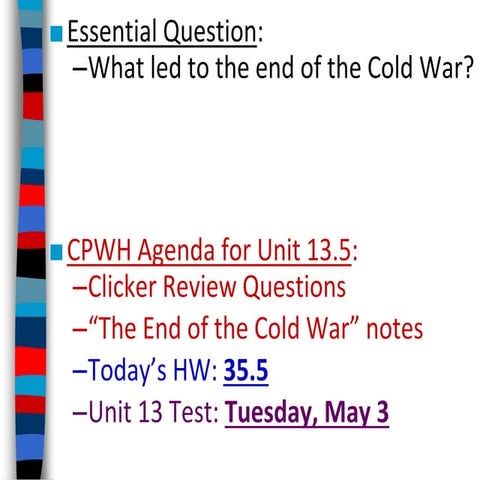 5 The End of the Cold War PPT.ppt