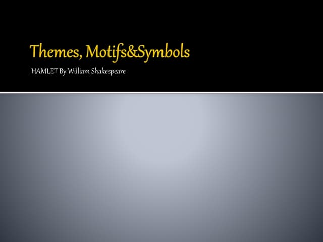 Hamlet characters | PPTX