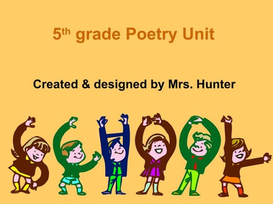 4th grade poetry | PPT