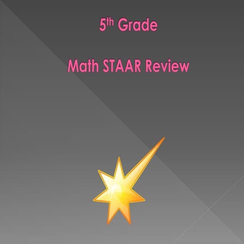 5th gr math staar review | PPT