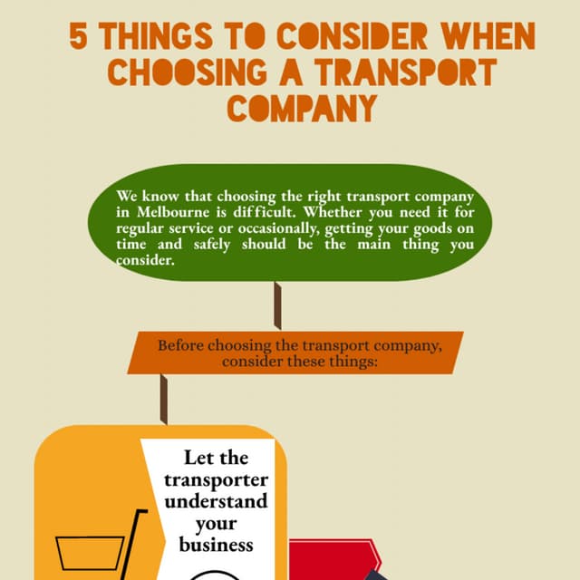 5 things to consider when choosing a transport company | PDF