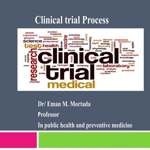 # 5th lect clinical trial process | PDF | Medical Health