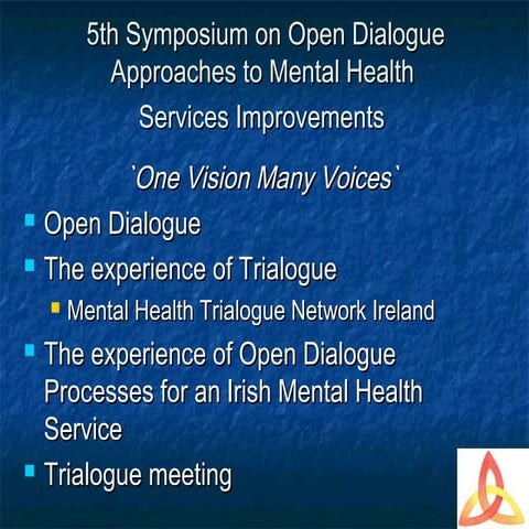 5th Symposium Open Dialogue 2012 | PPT