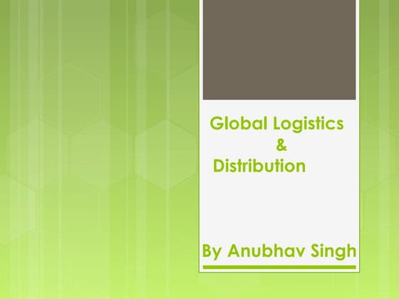 supply chain and logistics ppt management | PPT