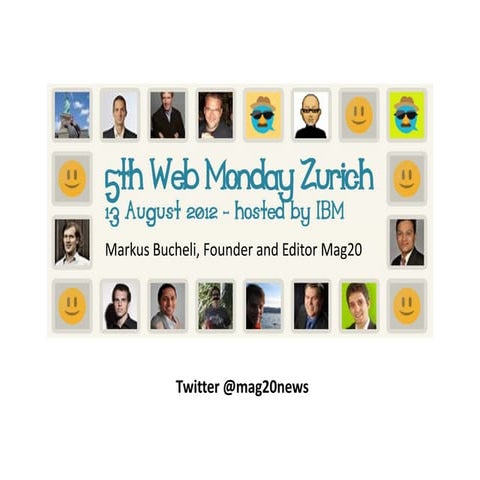 5th Web Monday - Mag20 Presentation | PPTX