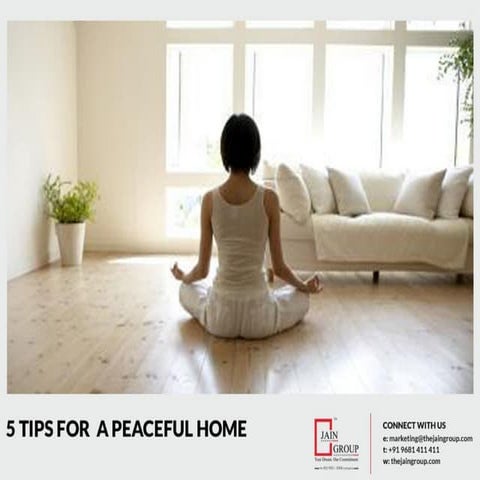 5 Tips For A Peaceful Home | PDF