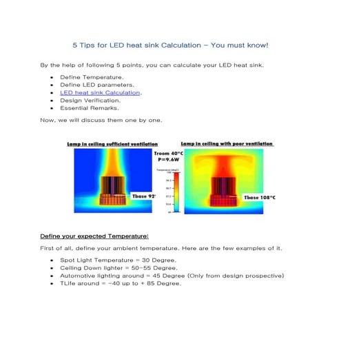 5 tips for_led_heat_sink_calculation | PDF