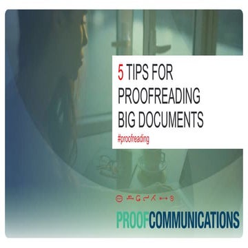 5 tips for proofreading big documents | PPT