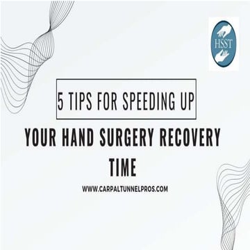 5 Tips for speeding up your surgery recovery time.ppt