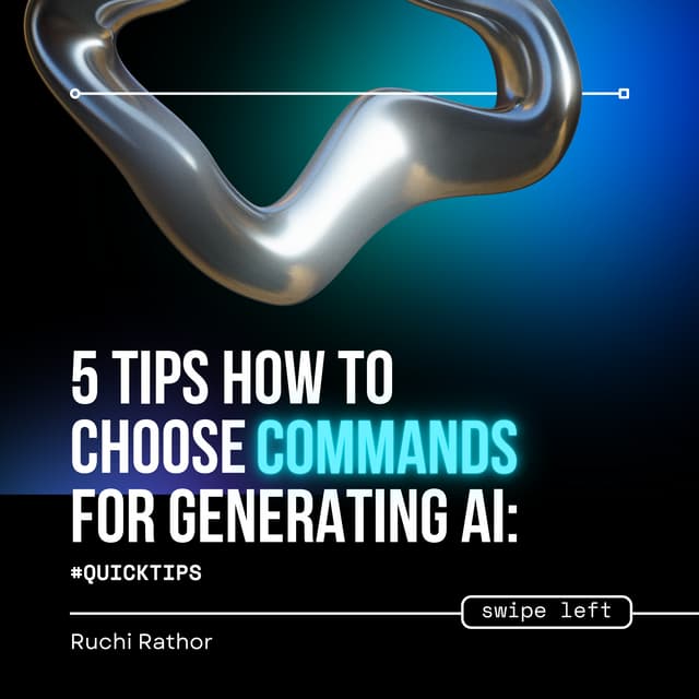 5 tips how to choose commands for generating AI | PDF