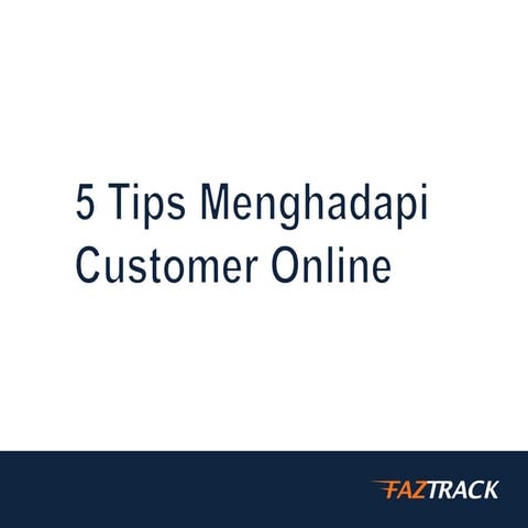 5 tips untuk meningkatkan penjualan | PDF