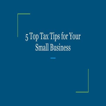 Top 10 Tax Return Strategies | PDF