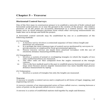 Balancing of traverse | PPT