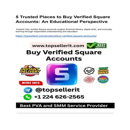 Buy Square Accounts with Verified Business Profiles.pdf