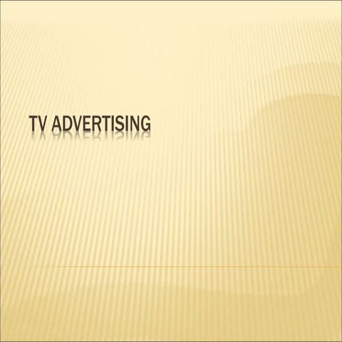 5 tv advertising.ppt