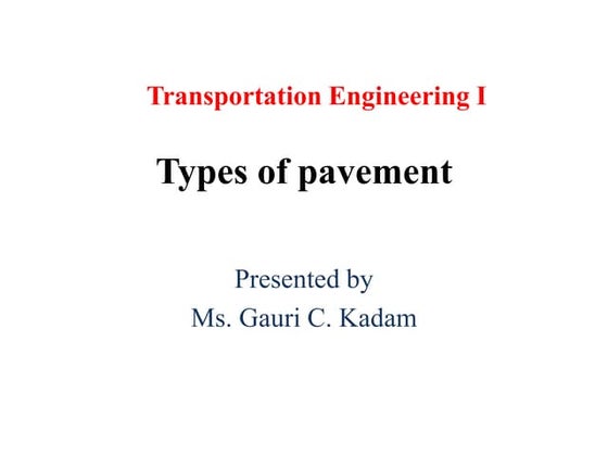 Typical road structure cross section details | PPTX