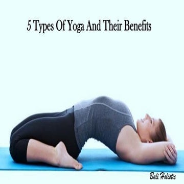 5 types of yoga and their benefits | PDF