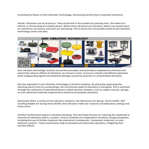 Vibration damping-in-pressure-die-casting-machines | PPT