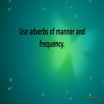 5 use adverbs of duration in sentences | PPTX