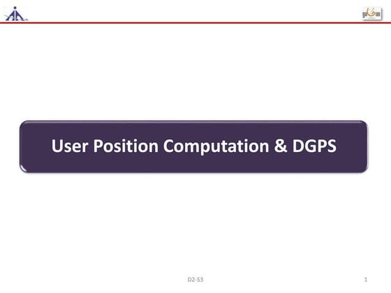 DIFFERENTIAL GPS (DGPS) | PPT