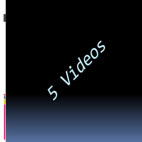 5 videos | PPT