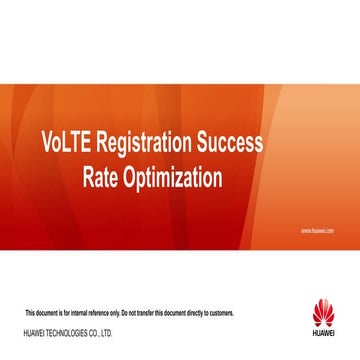 5 VoLTE Registration Success Rate Optimization.pptx