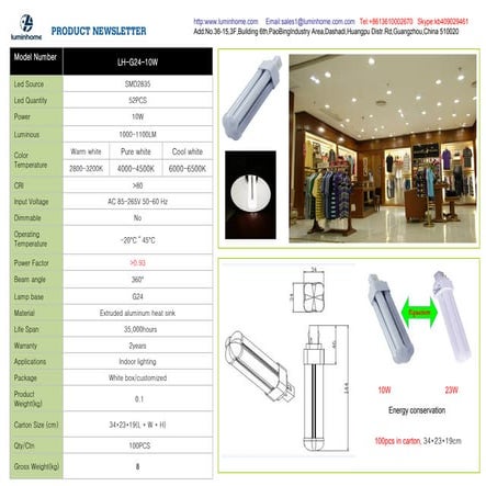 UPSHINE LED Ceiling Light Catalogue | PDF