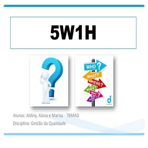 5W1H | PPTX