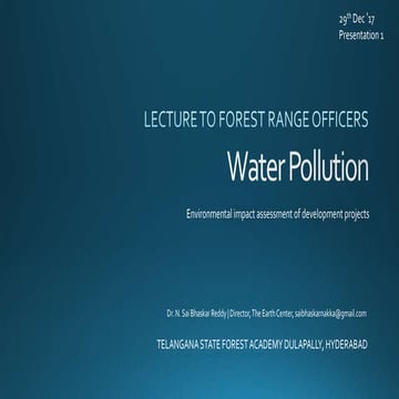 Water Pollution | PPT