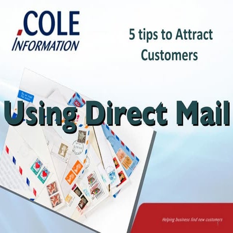 5 Ways Direct Mail Can Attract Customers | PPT