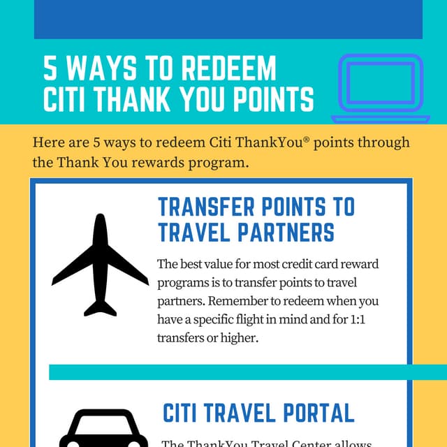 5 Ways to Redeem Citi Thank You Points | PDF