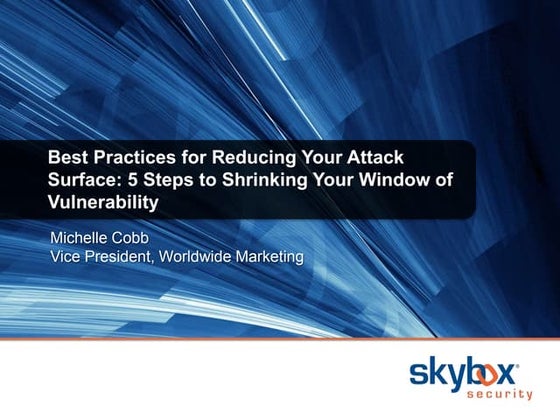 Best Practice Next-Generation Vulnerability Management to Identify ...