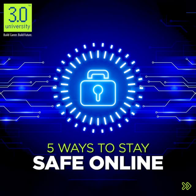 5 Ways to Stay Safe Online and cybersecurity tips | PDF