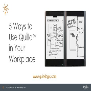 Five Ways to Use Quilla in Your Workplace | PDF