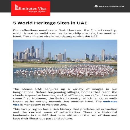5 World Heritage Sites in UAE | PDF