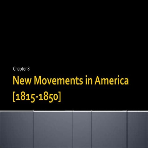 6.1 reforming american society 1815-1850 | PPTX