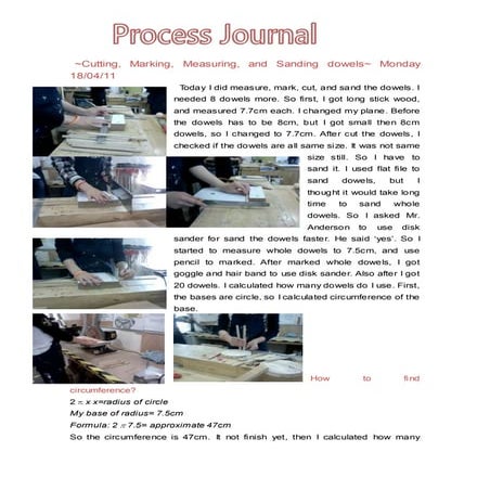 Process Journal 6 | DOCX