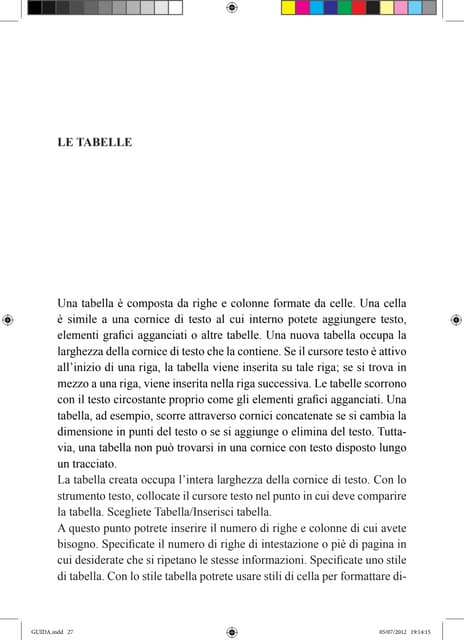 Primi passi in InDesign | PDF