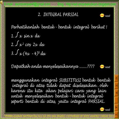 6. Integral Parsial | PPT