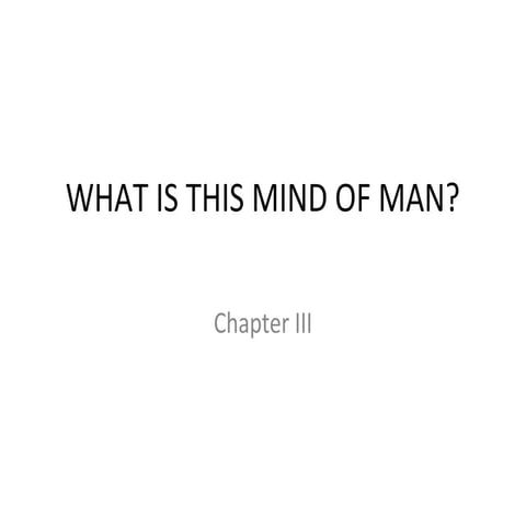 6.what is mind of man | PPT
