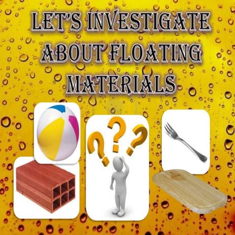 FLOATING MATERIALS (with answers) | PPT