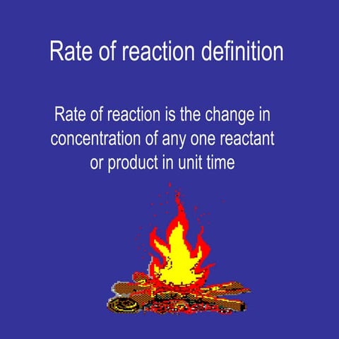 6.1 reaction rates | PPT