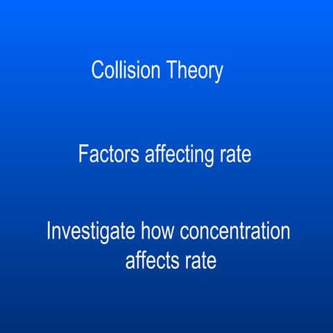 6.2 factors affecting rates of reaction | PPT