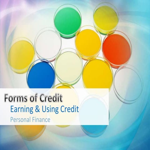 6.1 types of credit | PPTX