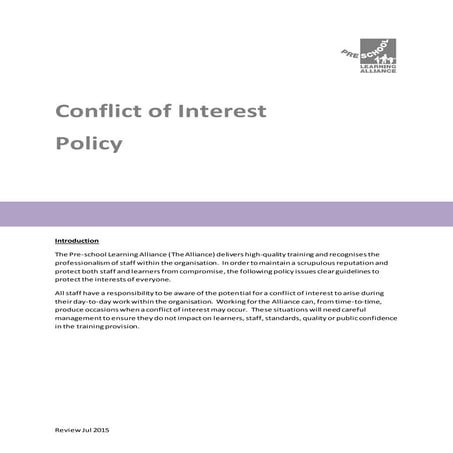 Conflicts of Interests 101 Fall 2014.ppt