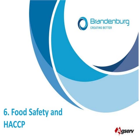 Food Safety and HACCP | PPTX