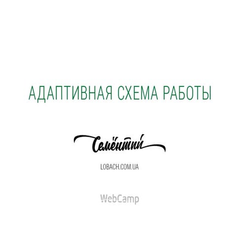 Сементий Лобач_Адаптивная схема работы | PDF
