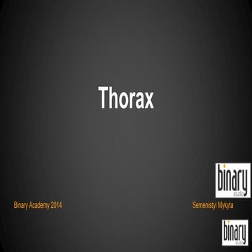 Binary Studio Academy PRO. JS course. Lecture 6. Thorax | PPTX | Web ...